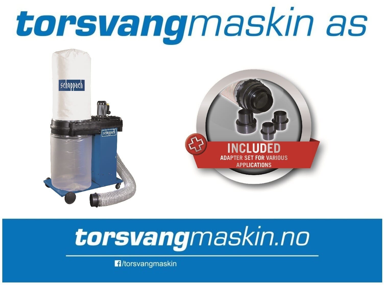 SCHEPPACH HD 12 Sponavsug - Torsvang Maskin AS